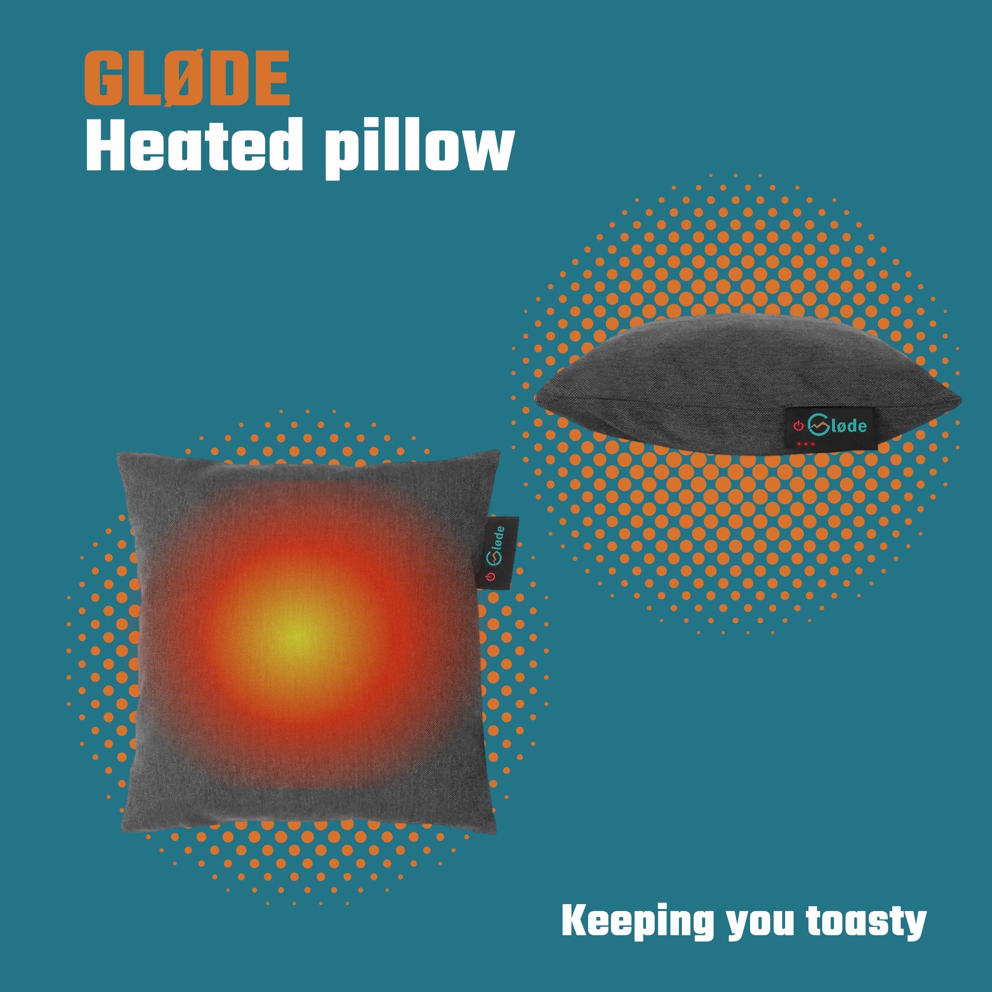 Warmest electrically heated pillow | 50 degrees celsius! – Gløde