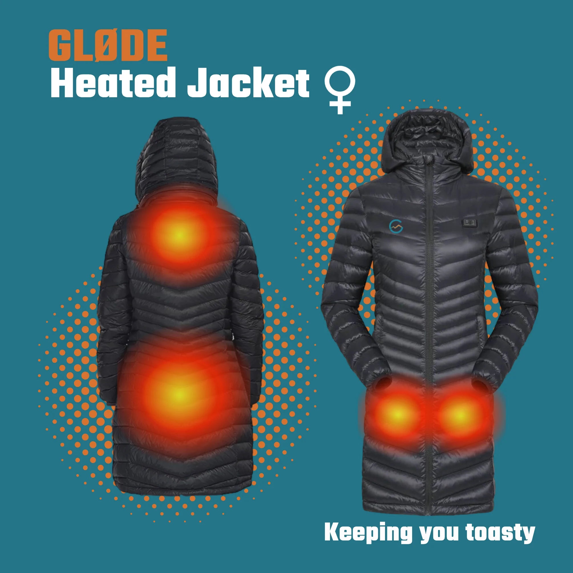 The Warmest Women's Electric Heated Jackets | Up to 50 degrees! – Gløde